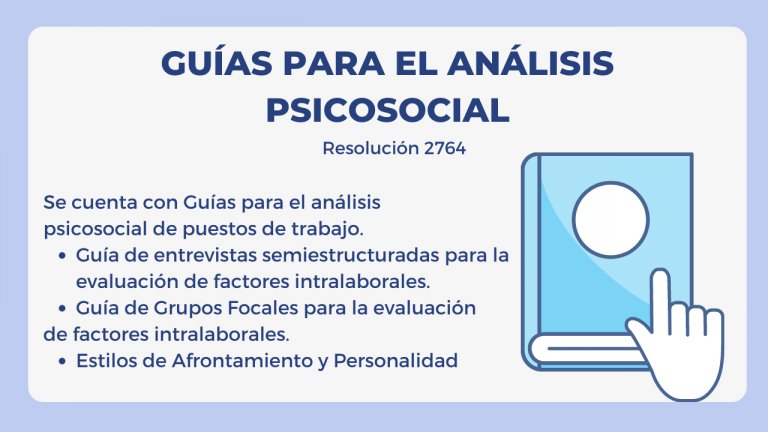 ResoluciÓn 2764 De 2022 BaterÍa Para La EvaluaciÓn De Factores De