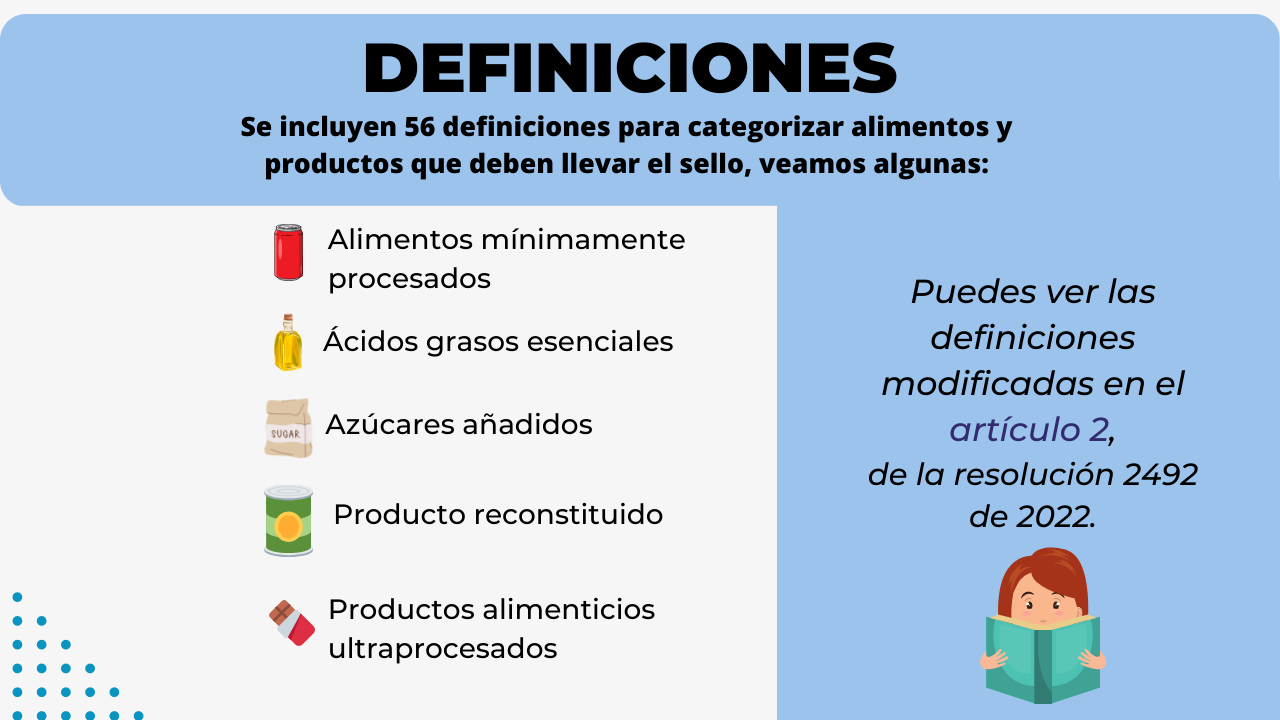 RESOLUCIÓN 2492 DE 2022 - MODIFICACIONES A LOS REQUISITOS DE ETIQUETADO NUTRICIONAL Y FRONTAL DE ...